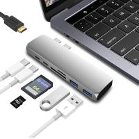 China Aluminum Alloy Type C Docking Station for sale