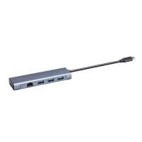 China Data Transfer 6 In 1 Multifunctional Type C Docking Station for sale