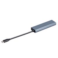 China Data Transfer 6 In 1 Multifunctional Type C Docking Station for sale