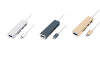 China Self Powered 5Gbps 3 Port Strip Shape Multiple USB C Hub for sale