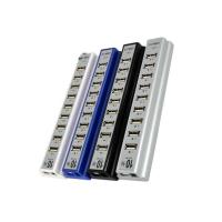 China White Blue 480Mbps 10 Port Hub Usb 2.0 Header Splitter for sale
