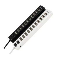 China 12 Port LED Indicator Computer 480Mbps USB 2.0 Hub for sale