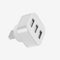 China PC Laptop Colorful 3 Port Mini USB 2.0 Splitter Adapter Hub for sale