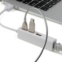 China 2 In 1 Plastic ABS Slim 3 Port 100Mbps USB 2.0 Hub for sale