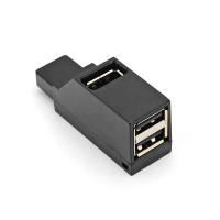China Custom Shape 3 In 1 480Mbps Ports Usb 2.0 High Speed Hub for sale