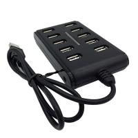 China CE RoHS 480Mbps 10 Port Hub Usb 2.0 Header Splitter for sale