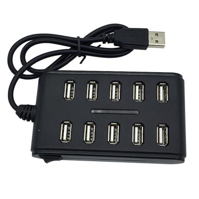 China CE RoHS 480Mbps 10 Port Hub Usb 2.0 Header Splitter for sale