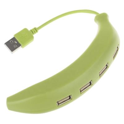 China Banana Shape 4 Port Internal Usb 2.0 Hub Header Splitter for sale
