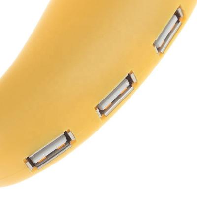 China Banana Shape 4 Port Internal Usb 2.0 Hub Header Splitter for sale