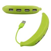 China Banana Shape 4 Port Internal Usb 2.0 Hub Header Splitter for sale