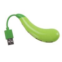 China Cartoon Eggplant Shape 4 Ports Usb 2.0 High Speed Hub for sale