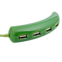 China Red Green Cartoon Chili Shape USB 2.0 HUB Splitter Adapter for sale