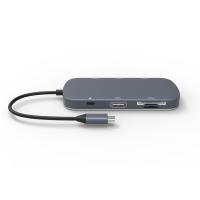 China SD TF Card Reader 7 In 1 1080P 30Hz Multiple USB C Hub for sale