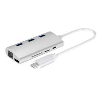 China PC Laptop 8 In 1 2K 4K Multiple Usb C Port Hub for sale