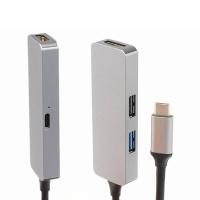 China Samsung S8 S8+ 4 In 1 HDMI 4K PD Usb Type C Powered Hub for sale