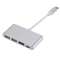 China Aluminum Alloy Powered USB C Hub for sale