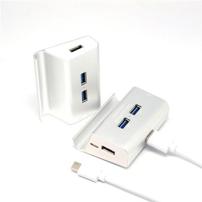 China Data Transfer Ultra Thin Powered USB C HUB VGA 3 In 1 10Gbps for sale
