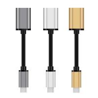 China Metal Head 5Gbps Usb C Female To Micro Usb Male Otg for sale