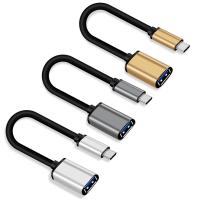 China Metal Head 5Gbps Usb C Female To Micro Usb Male Otg for sale