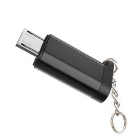 China Black Portable Mini OTG Male To USB C Female Adapter for sale
