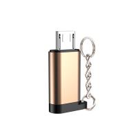 China Black Portable Mini OTG Male To USB C Female Adapter for sale