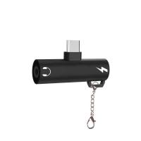 China 2 In 1 Male To Audio 3.5mm Headphone USB C Female Adapter for sale