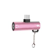 China 2 In 1 Male To Audio 3.5mm Headphone USB C Female Adapter for sale