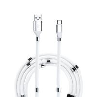 China Self Winding Organizing Magnetic ROHS USB C Charging Cable for sale