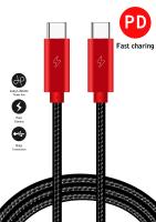 China Data Sync Head Nylon Braided Usb C Quick Charge Cable for sale