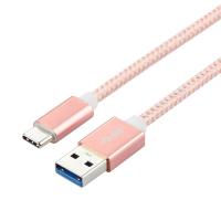 China 1 Meter Nickel Plated 3.1 Metal PD USB C Charging Cable for sale