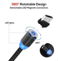 China 3 In 1 8 Pin Magnetic 1M Usb Type C Fast Charging Cable for sale