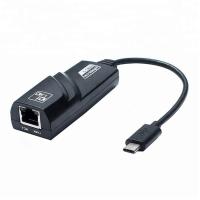 China Notebook RJ45 Ethernet ABS USB 3.1 Type C Lan Adapter for sale
