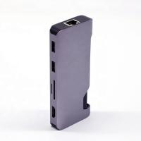 China 7 In 1 PD Charging Hidden Cable USB C Docking Station for sale
