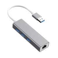 China RJ45 USB 3.0 Hub for sale