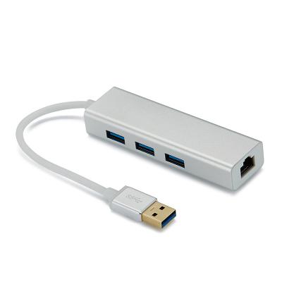 China RJ45 USB 3.0 Hub for sale