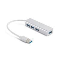China Tablet Desk Computer Aluminum Alloy Usb 3.0 Desktop Hub for sale