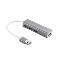 China Tablet Desk Computer Aluminum Alloy Usb 3.0 Desktop Hub for sale