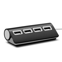China PC Computer Aluminum Alloy 4 Port Usb 2 Hub for sale