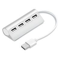 China PC Computer Aluminum Alloy 4 Port Usb 2 Hub for sale