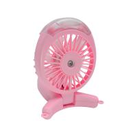 China 7 PP Blades Outdoor Sports Mist Spray Hanging Neck Fan for sale
