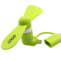China Light Weight 3 In 1 Type C Bendable USB Charging Mini Fan for sale