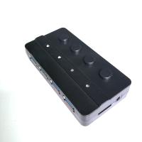 China Laptop Black 4 Port Powered Super Speed USB 3.0 Hub for sale