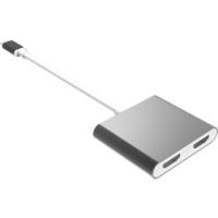 China TYPE C To HDMI 3.0 USB C Hub PD Quad Display Dual Screen 4K HD for sale