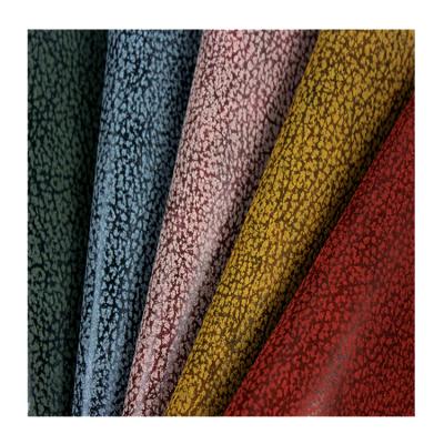 China yangbuck waterproof high quality faux PU leather fabric for shoe upper material for sale