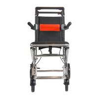 China Aluminium Lightweight Transport Wheelchair Manual Foldable for sale