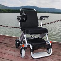 China Four Color Optional  Classic Foldable Electric Wheelchair With Aluminum Alloy for sale