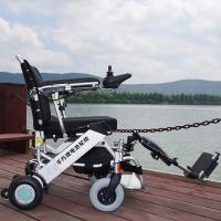 China Four Color Optional  Classic Foldable Electric Wheelchair With Aluminum Alloy for sale