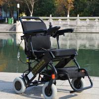 China Disabled Easy Classic Foldable Electric Wheelchair With Lithium Battery for sale