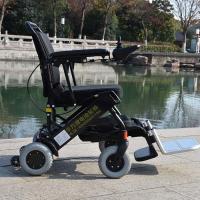 China Disabled Easy Classic Foldable Electric Wheelchair With Lithium Battery for sale