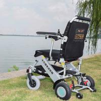 China Aluminum Alloy  Classic Foldable Electric Wheelchair Scooter With Brushless Motor for sale